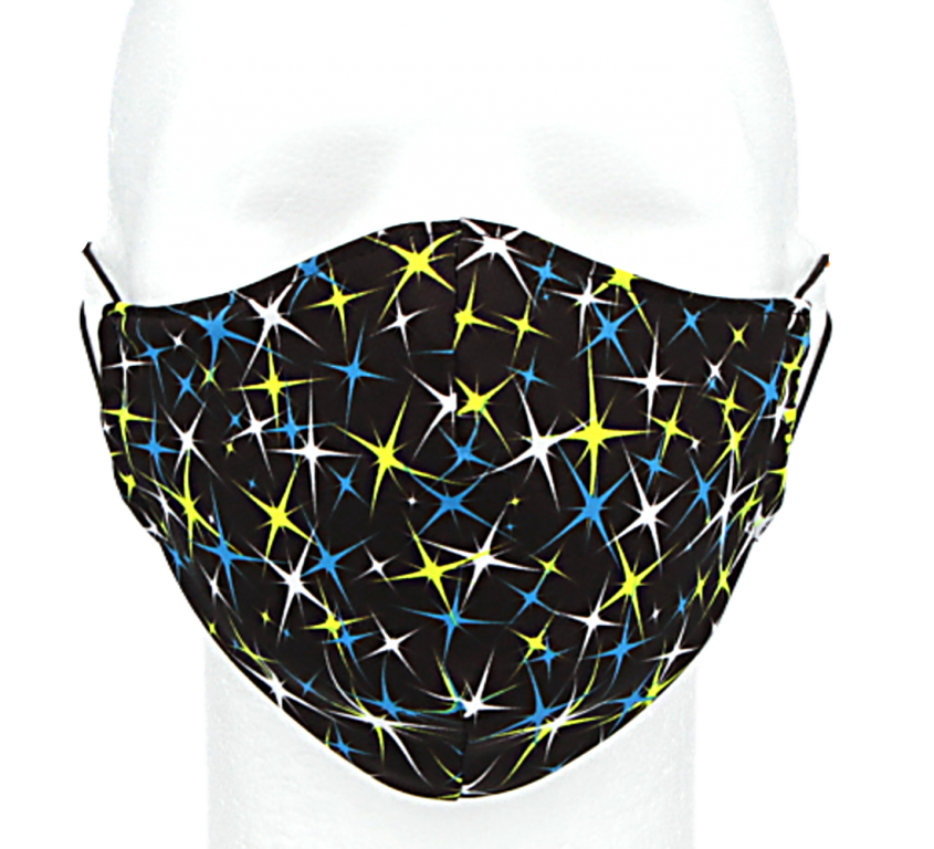 Rouška design HVĚZDY R984DS | čepice, šátky, čelenky, nákrčníky